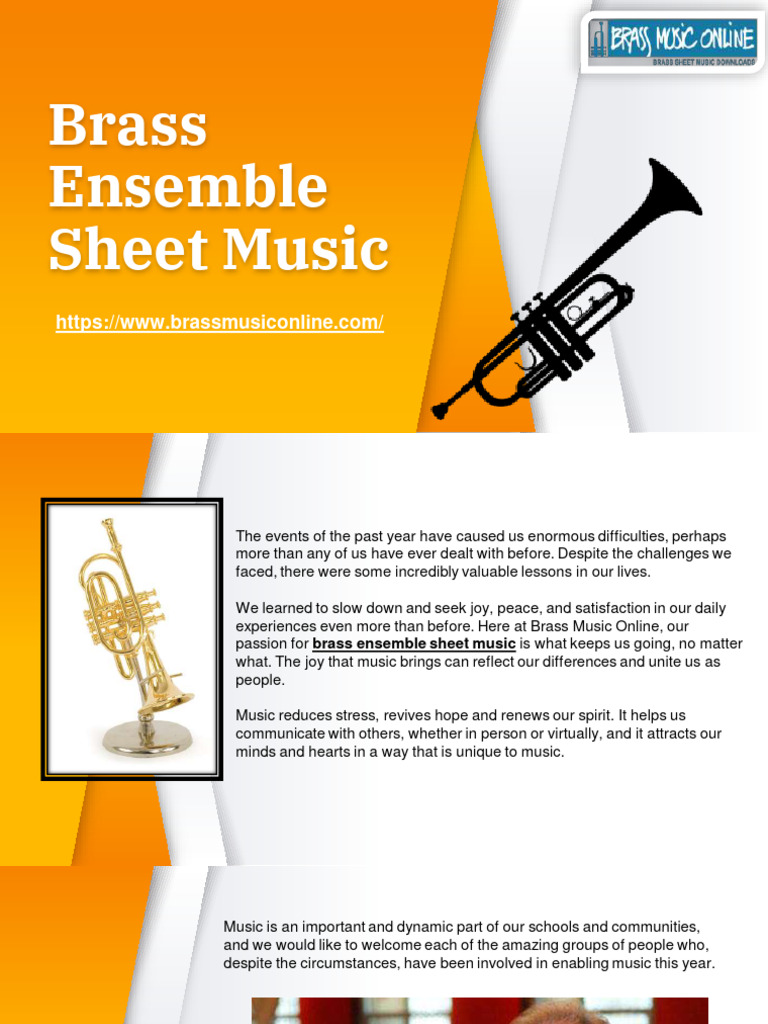 Brass Ensemble Sheet Music | PDF