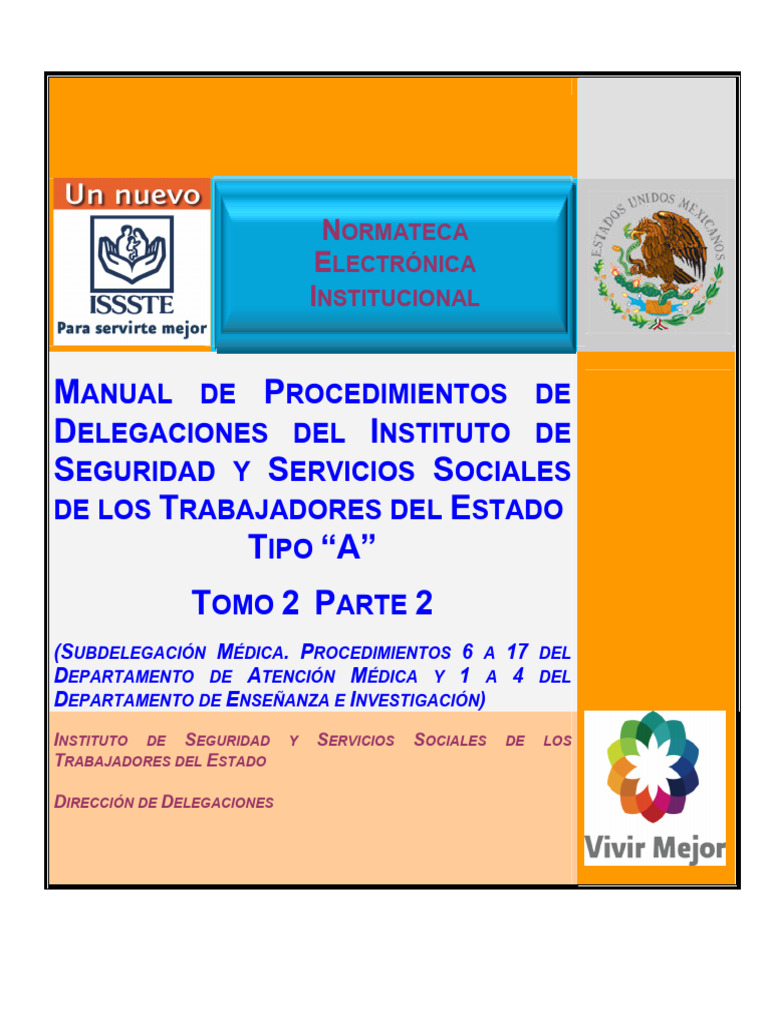 Manual de Procedimientos ISSSTE Tipo A | PDF | Hospital | Cirugía