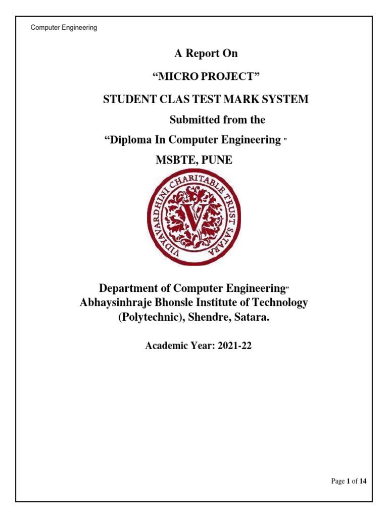 GAD Microproject | PDF