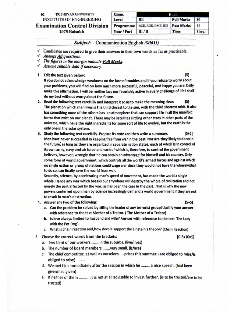 Communication English | PDF