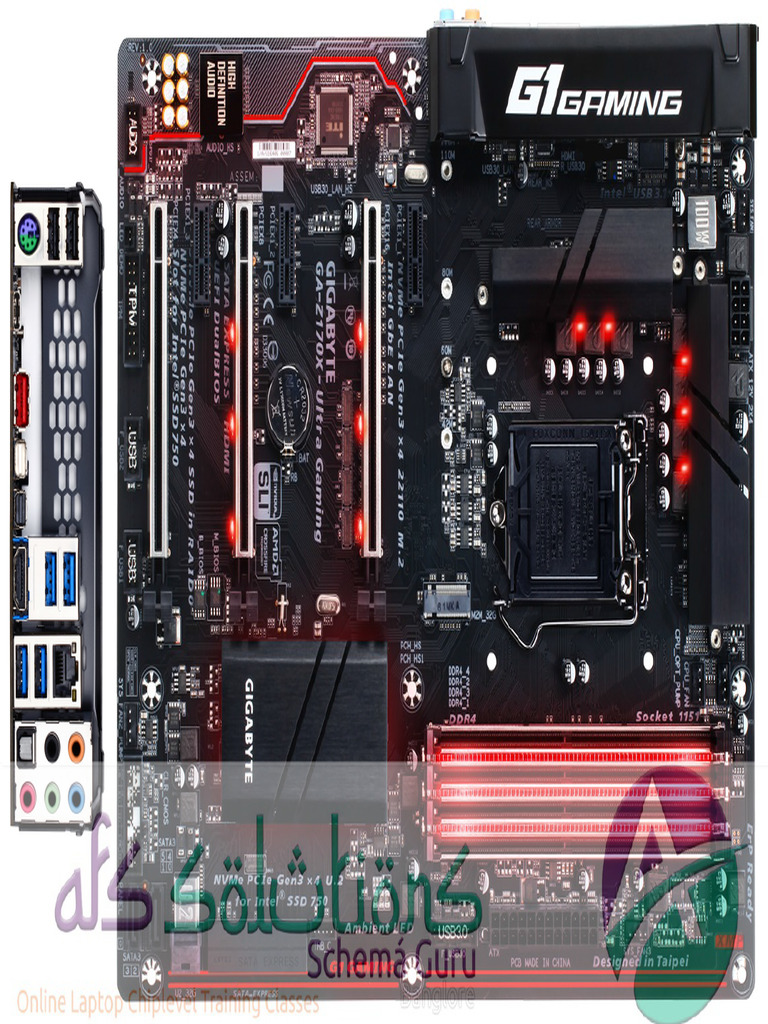 Afs Gigabyte Ga-Z170x Ultra Gaming Rev 1.0 (Boardview) | PDF