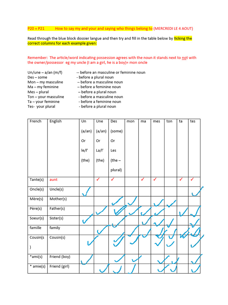 mon ma mes - Answered | PDF