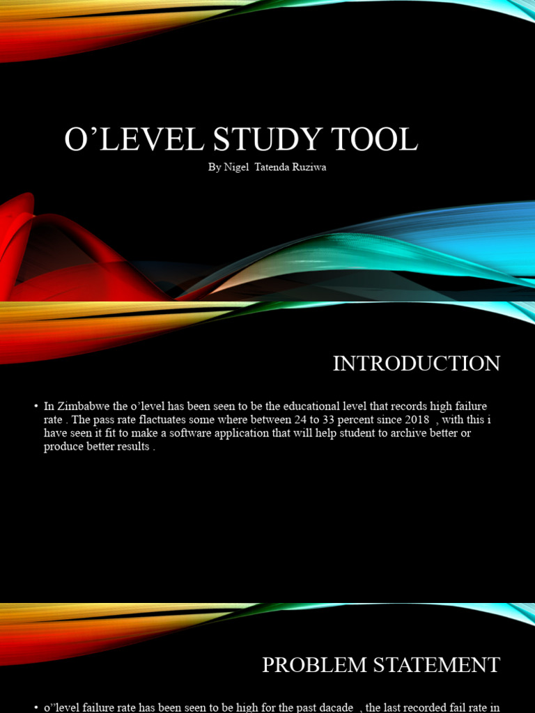 O’LEVEL STUDY TOOL | PDF