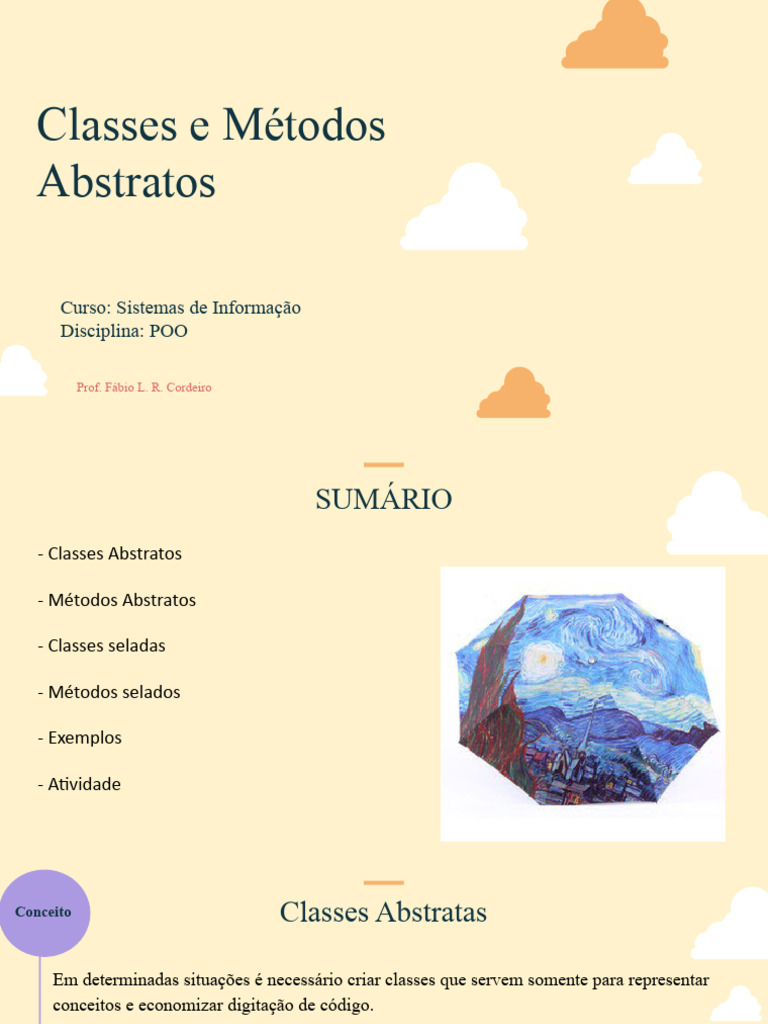 POO - Aula 09 - Classes e Métodos Selados - Atividade | PDF