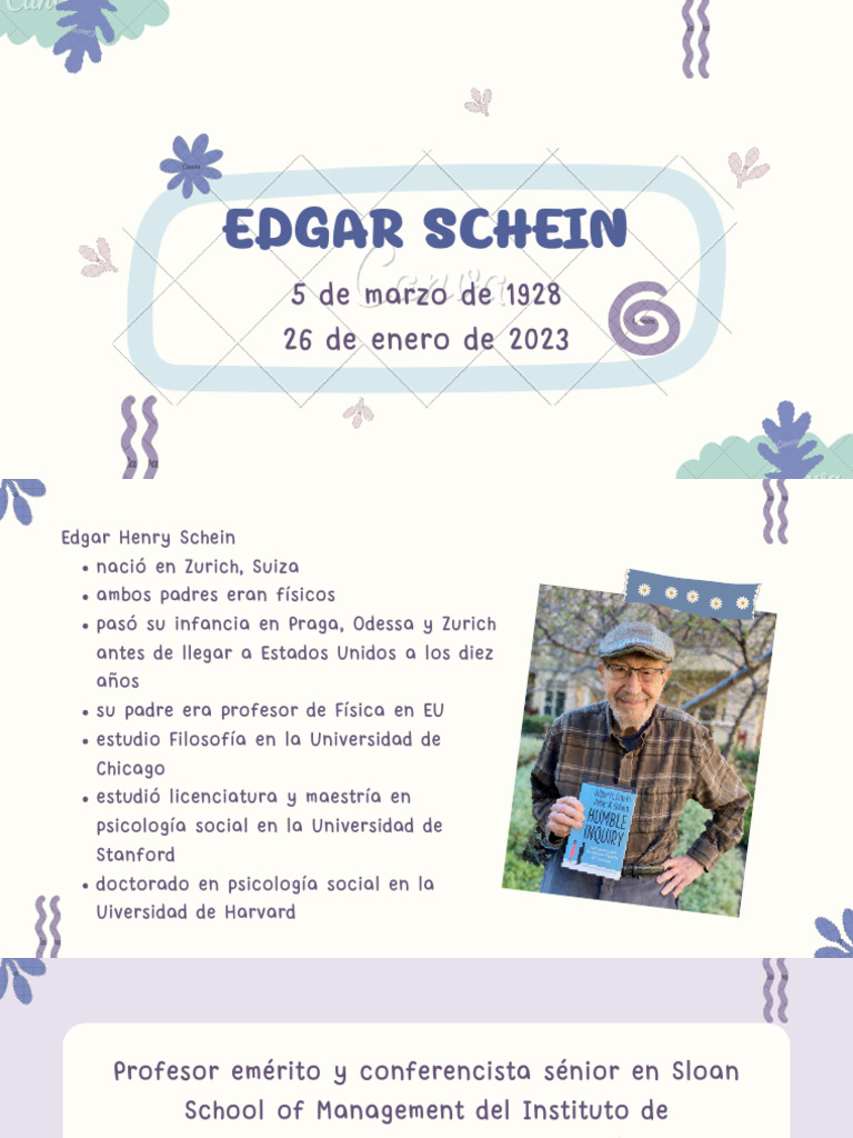 Biografía y legado de Edgar Schein | PDF