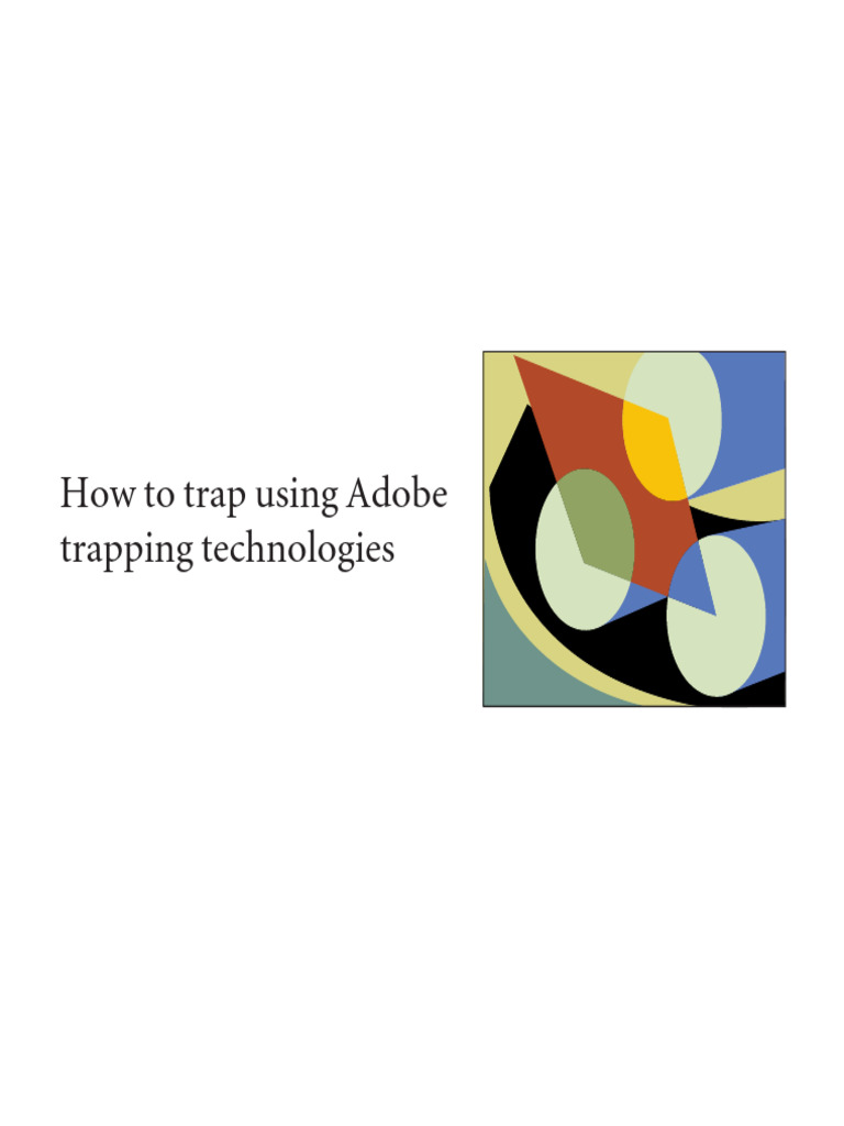 Adobe Trapping | PDF