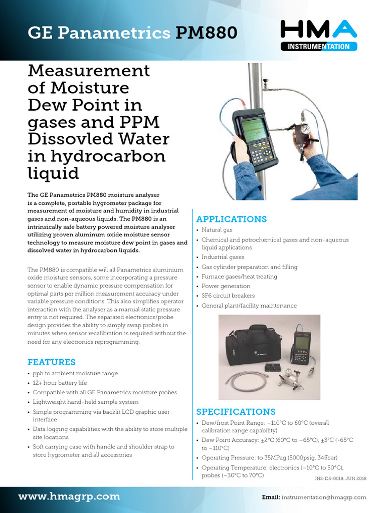 Dew Point Analyzer | PDF