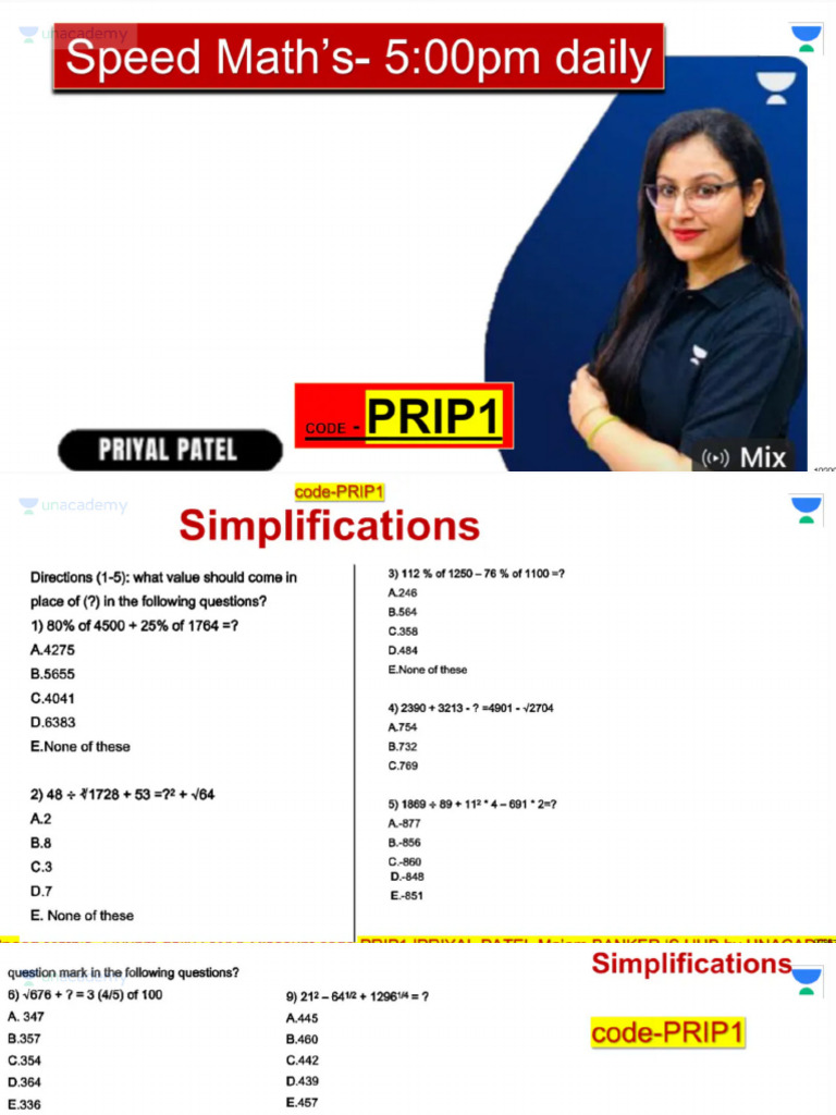 Speed_Maths__Tips__Tricks_forBankExams2023_SETXV_no_anno | PDF