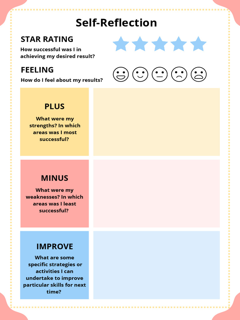 STAR Model Self-Reflection Guide | PDF