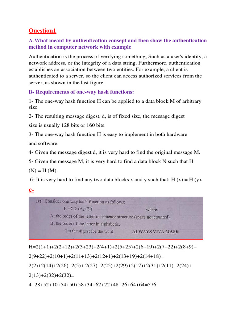 Exam 2 | PDF | Encryption | Key (Cryptography)