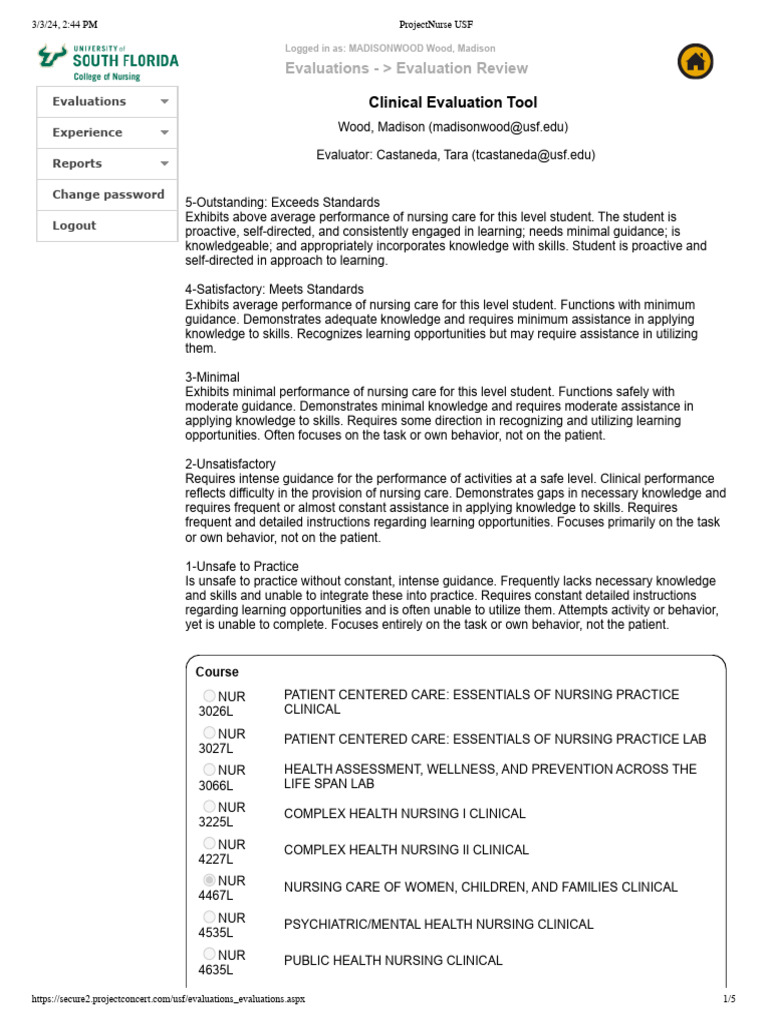 WCF Midterm Evaluation | PDF | Self-Improvement
