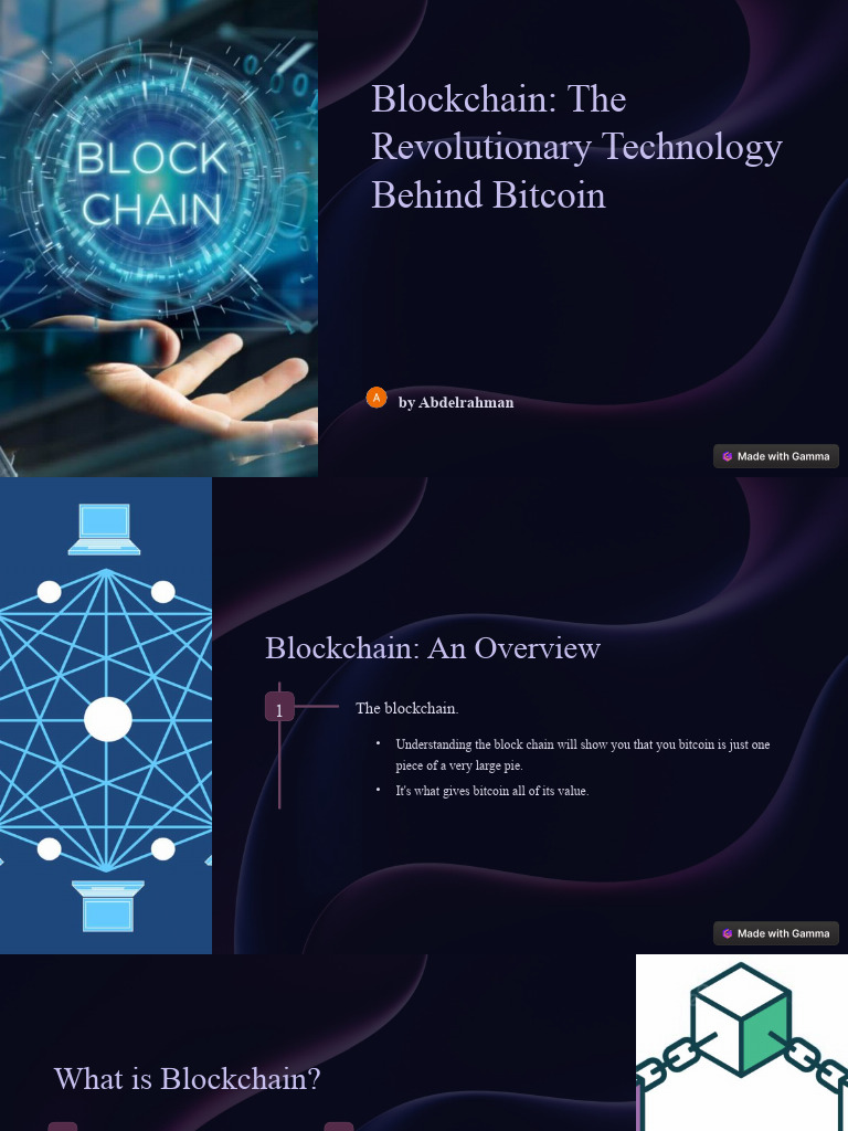 Blockchain The Revolutionary Technology Behind Bitcoin | PDF