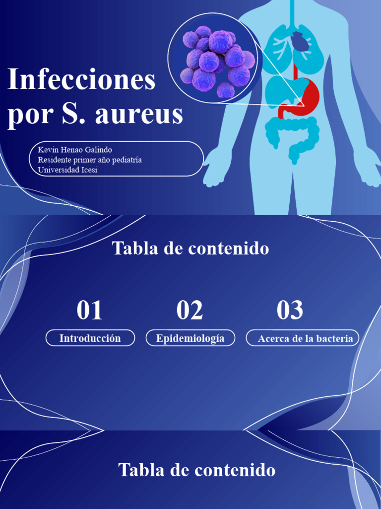 Infecciones Por S. Aureus | PDF | Staphylococcus Aureus | Sistema complementario
