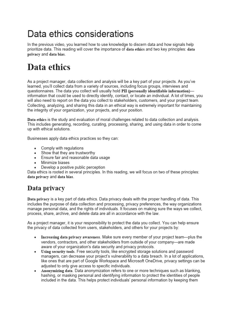 Note 6 | PDF | Bias | Privacy