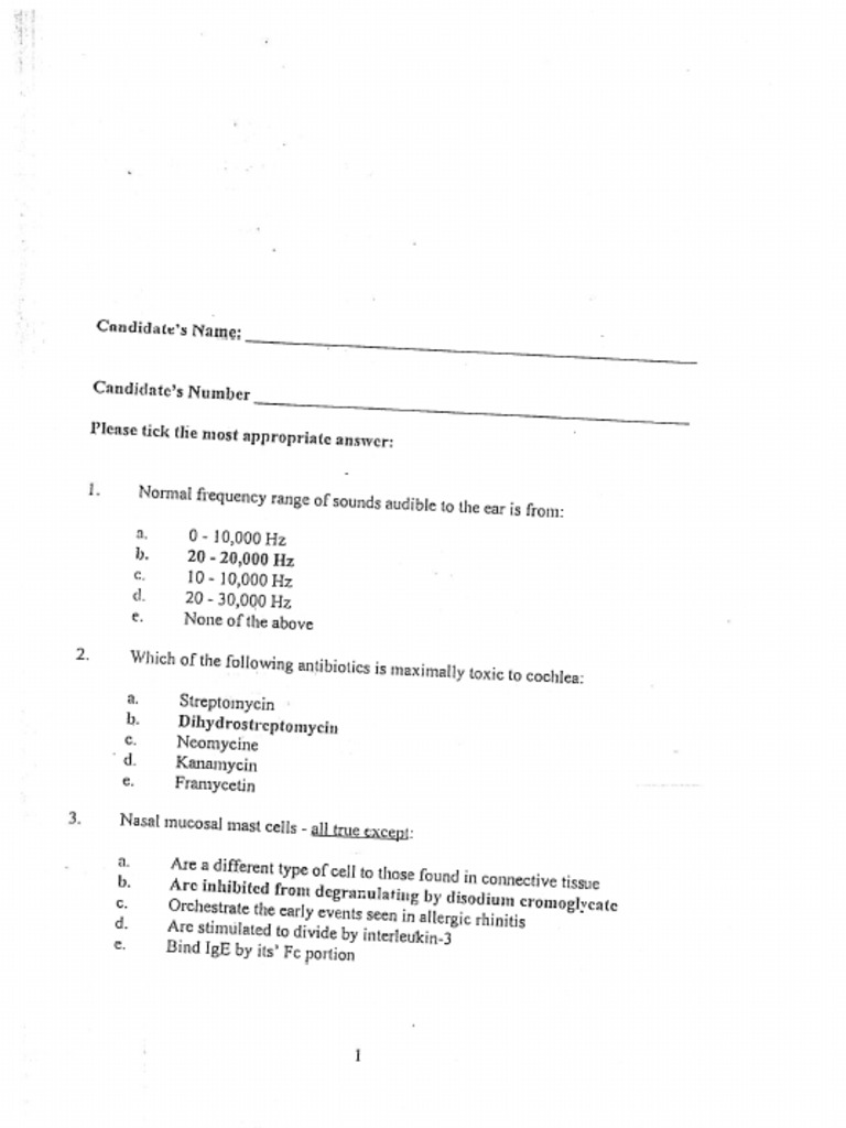100 MCQ Anatomy Mostly | PDF