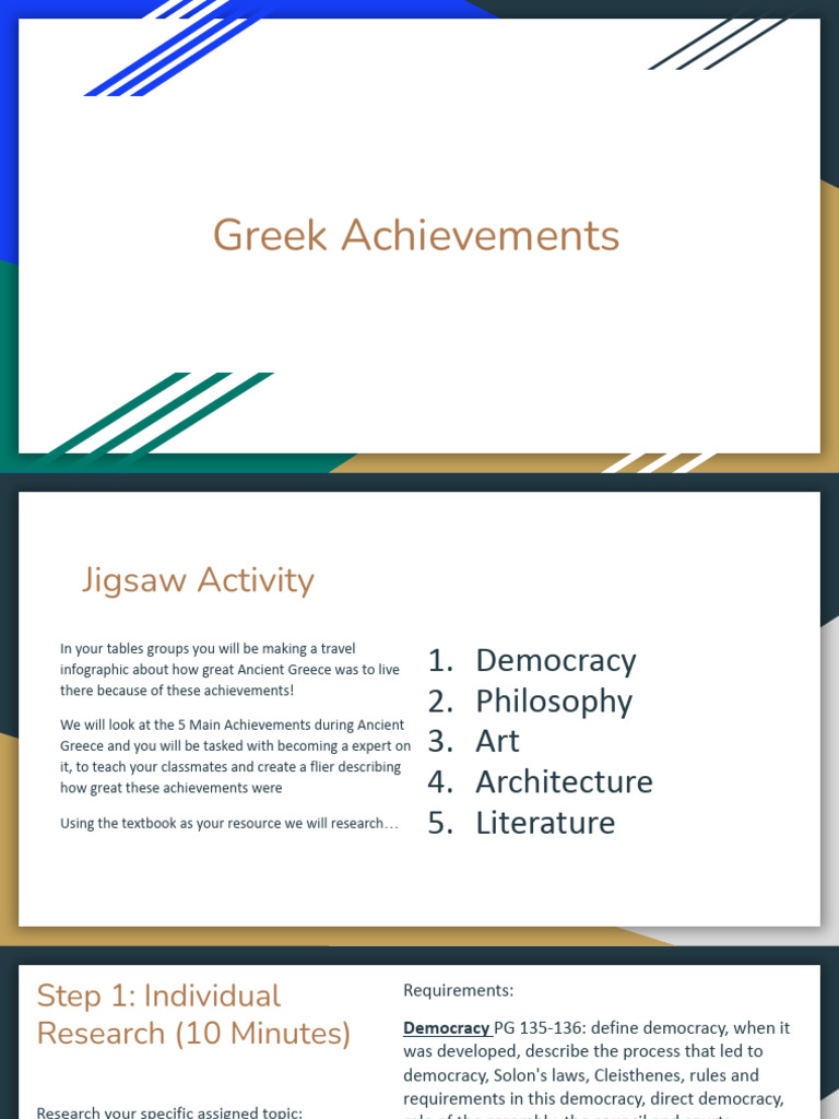 Ancient Greece Achievements Infographic | PDF | Democracy | Political ...