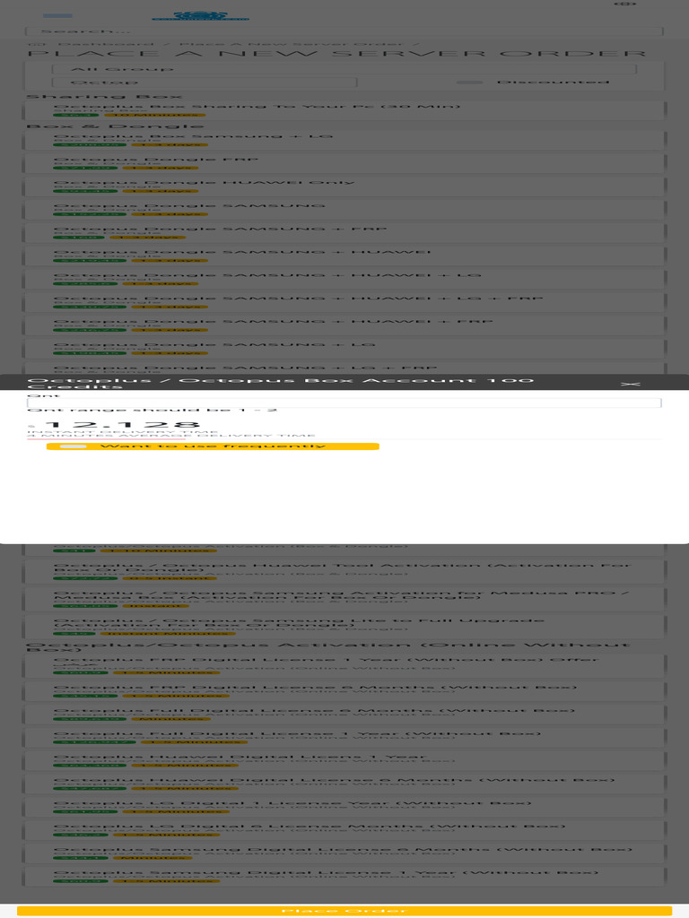 Place A New Server Order | Download Free PDF | Computing | Software