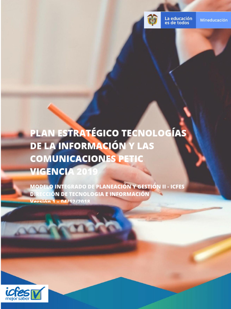 7 Plan Estrategico de Tecnologias de La Informacion y Las-Comunicaciones-PETIC | PDF