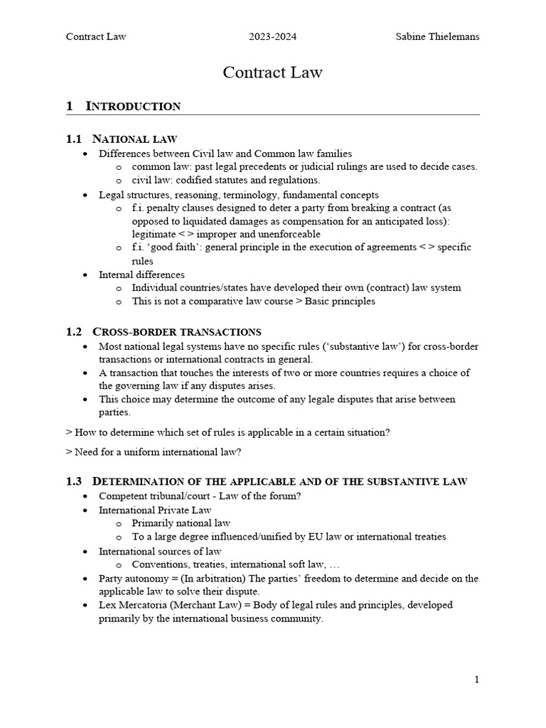 Contract Law | Download Free PDF | Franchising | Private Law
