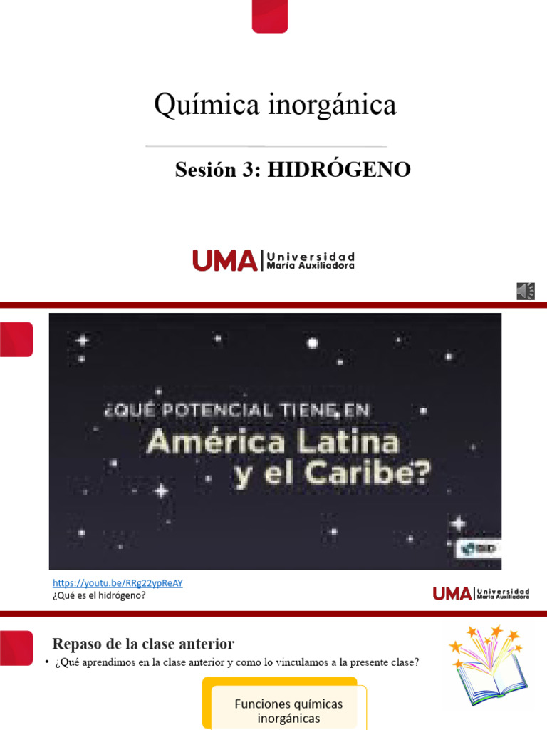 Semana 3. Hidrógeno | PDF