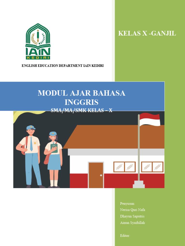 Modul Ajar Bahasa Inggris: Kelas X - Ganjil | PDF