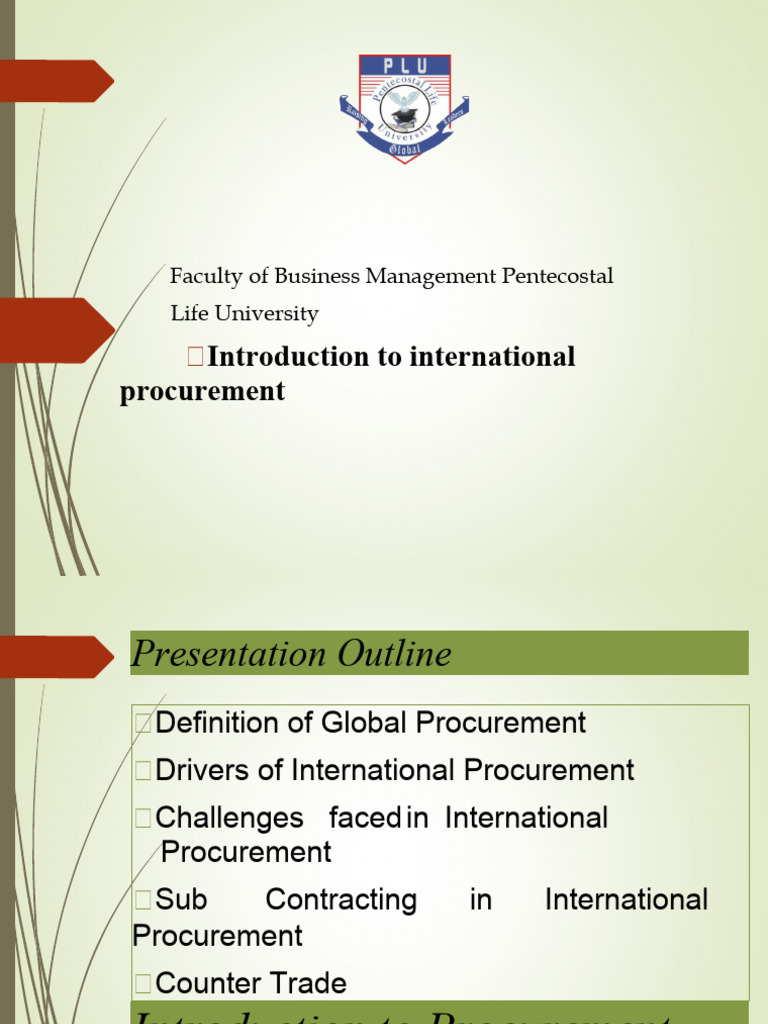 Global Procurement | PDF