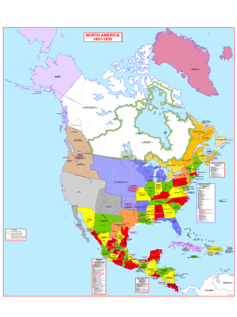 1830 Nor America | PDF | Colonialism | British Empire