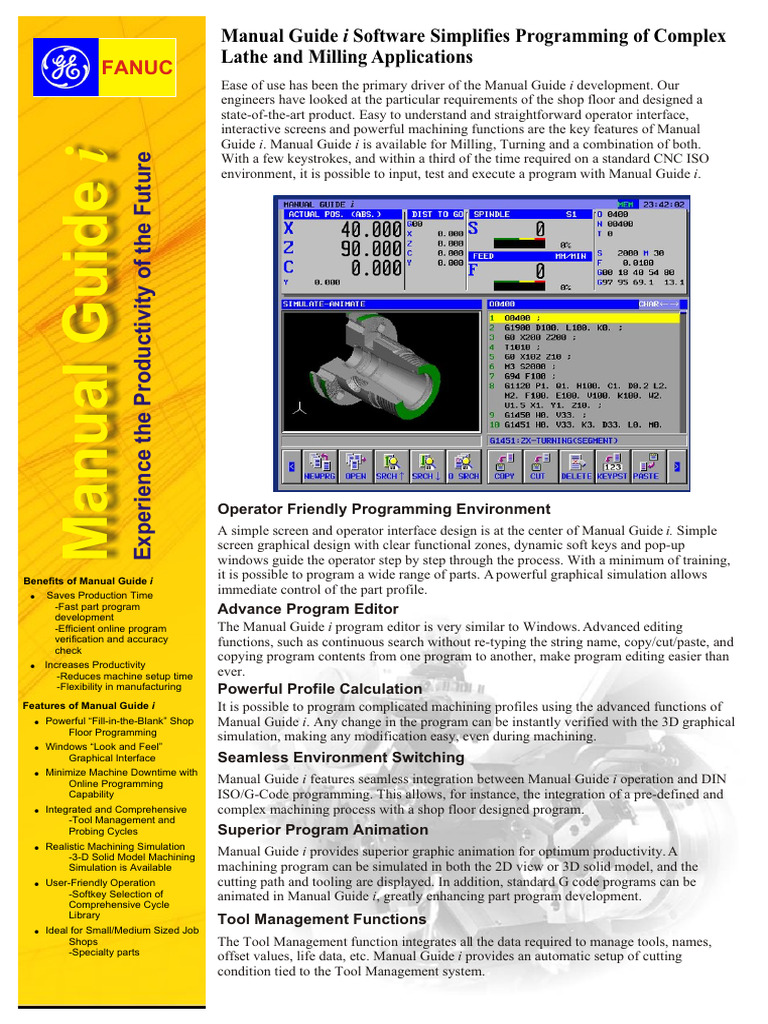 Manual Guide I | PDF | Computer Program | Programming