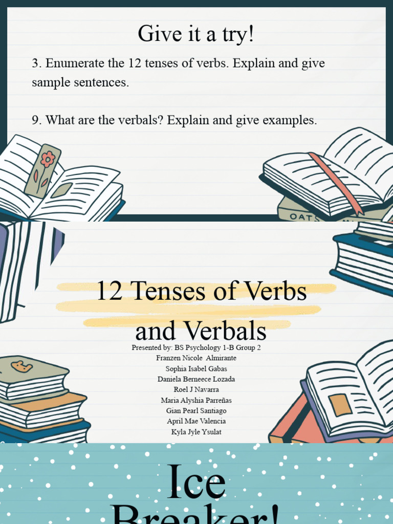 ENG G2 Tenses and Verbals 1 | PDF | Science & Mathematics