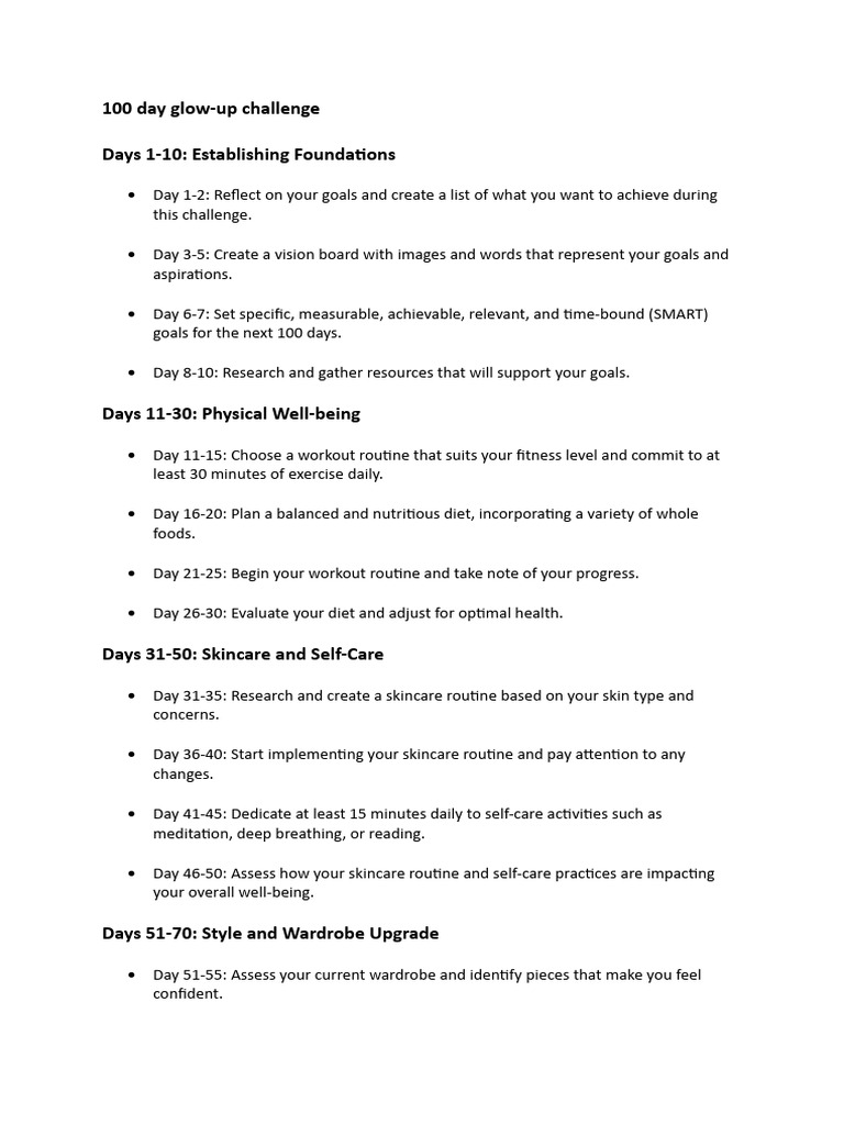 100 Day Glow | PDF