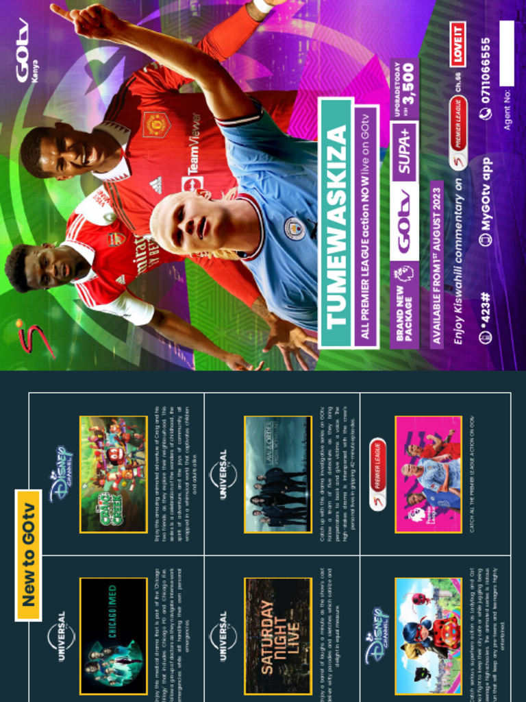 GOtv Channel List - KE | PDF | Television | Television Network