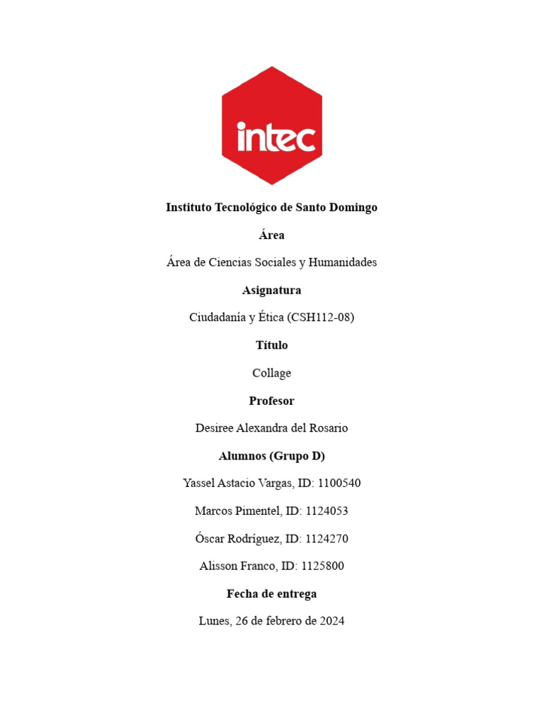 GuioÌ N CiudadaniÌ A, Grupo D | PDF