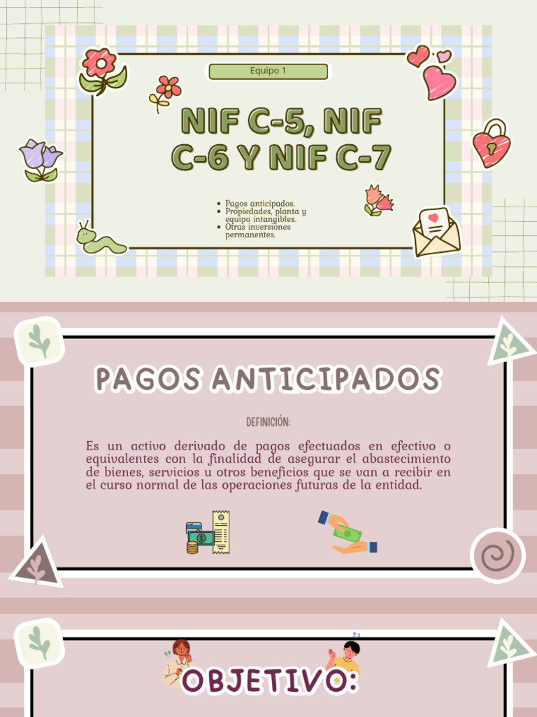 NIF C-5 | PDF | Depreciación | Valoración (Finanzas)