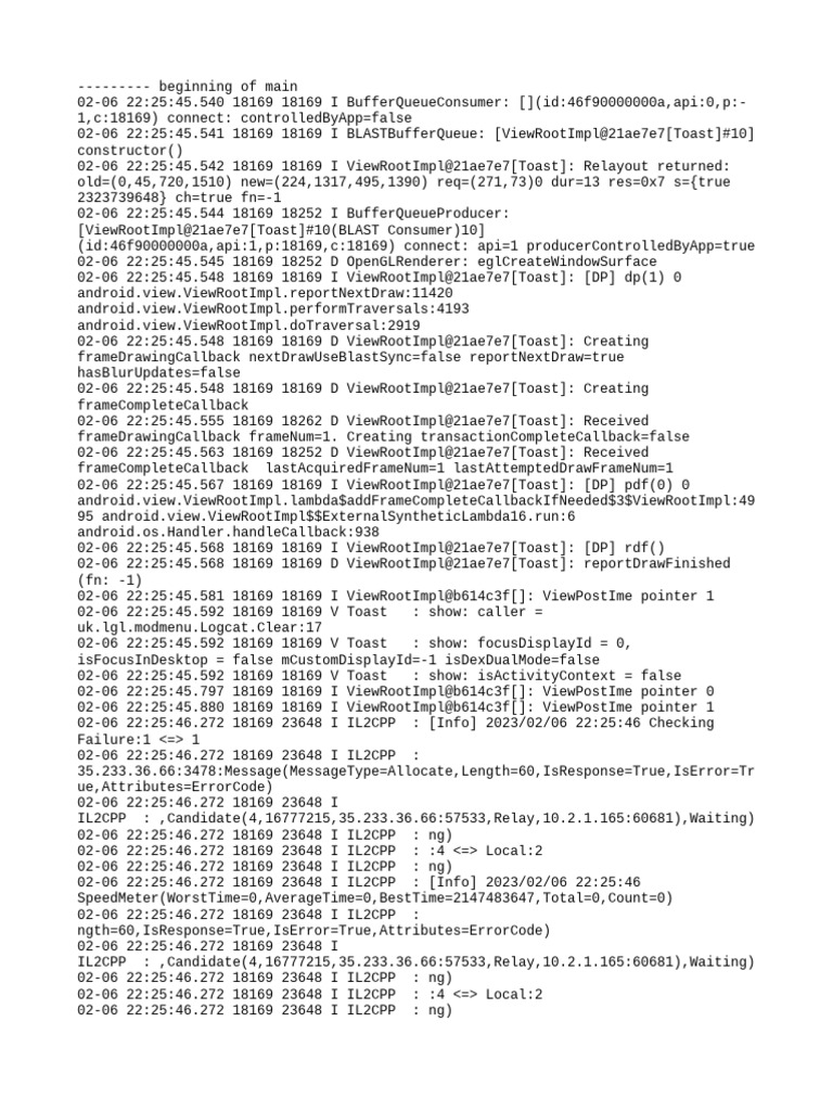 Mod Menu Log - Com - Bandainamcoent.dblegends - WW | PDF | Computer Engineering | Information ...