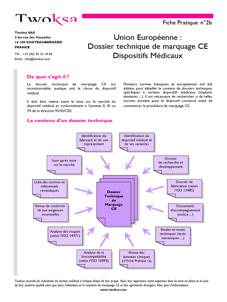Dossier Technique de Marquage CEE | PDF