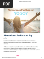 Laminas Estacion de Afirmaciones Yo Soy | PDF