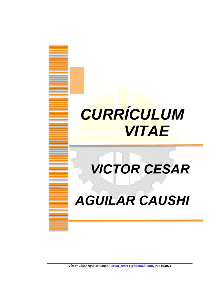 CV Cesar Aguilar | PDF