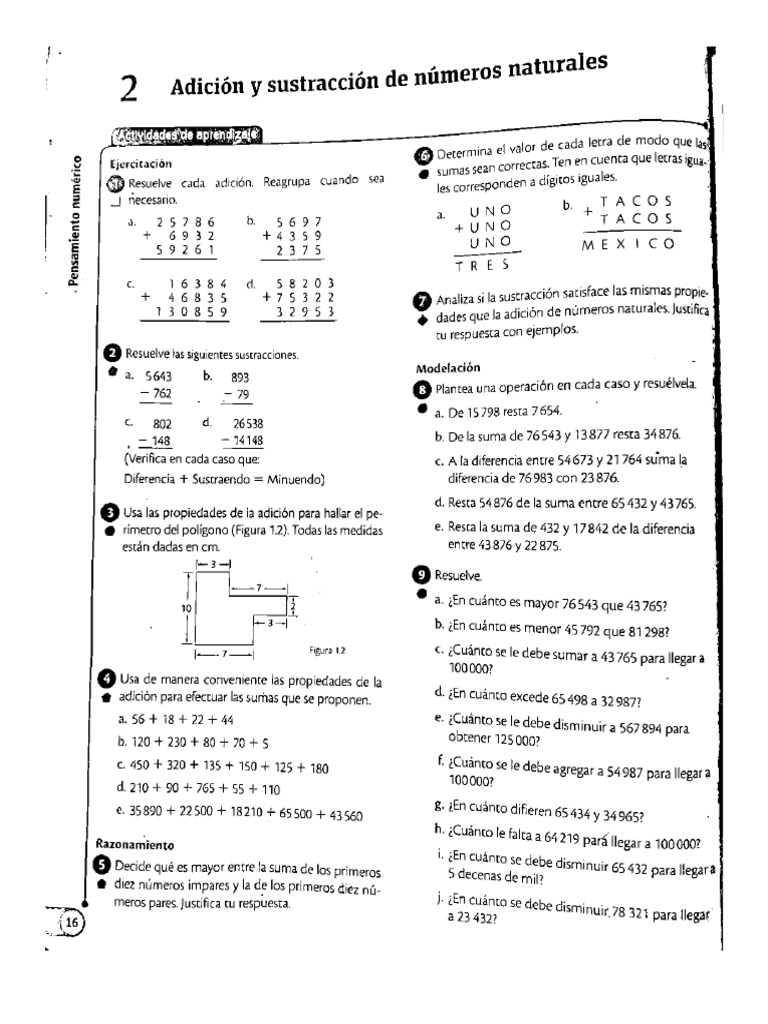 TALLER 2 MATEMATICAS 6TO | PDF