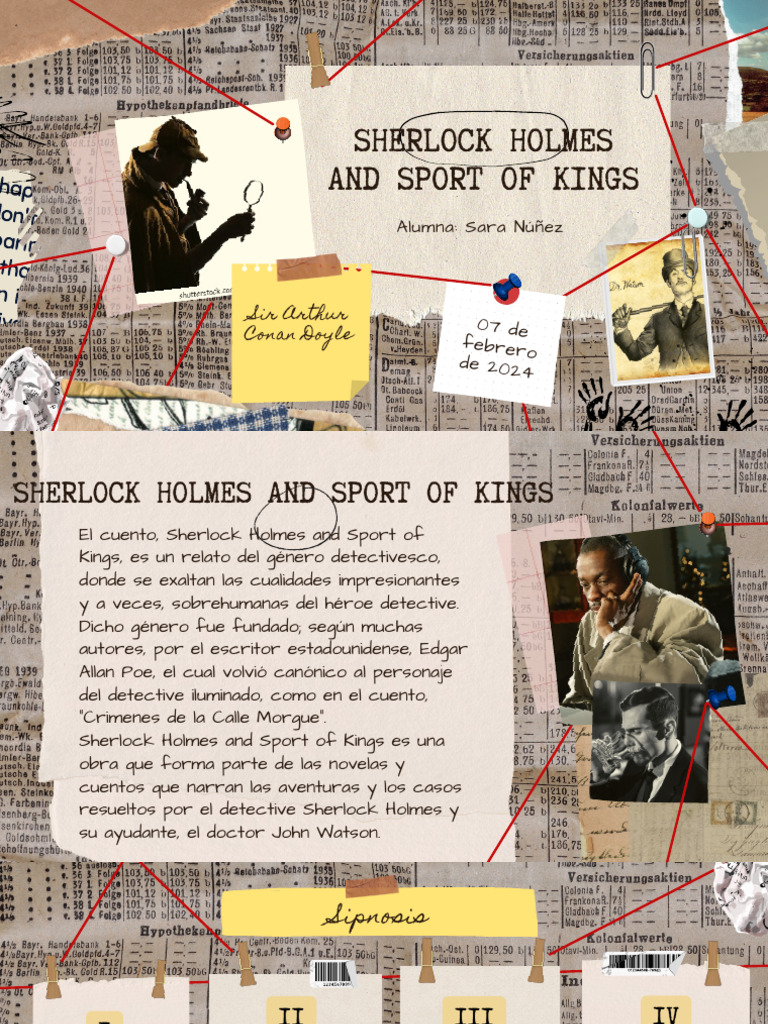 Sherlock Holmes and Sport of Kings - Sara Núñez | PDF