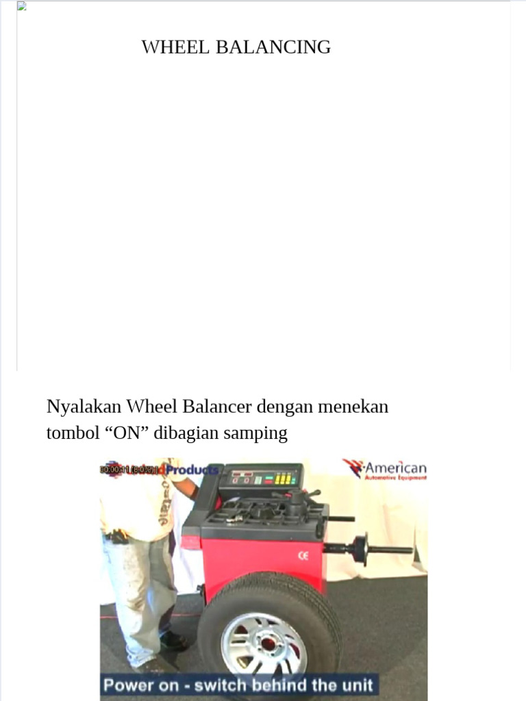 Wheel Balancing Guide | PDF