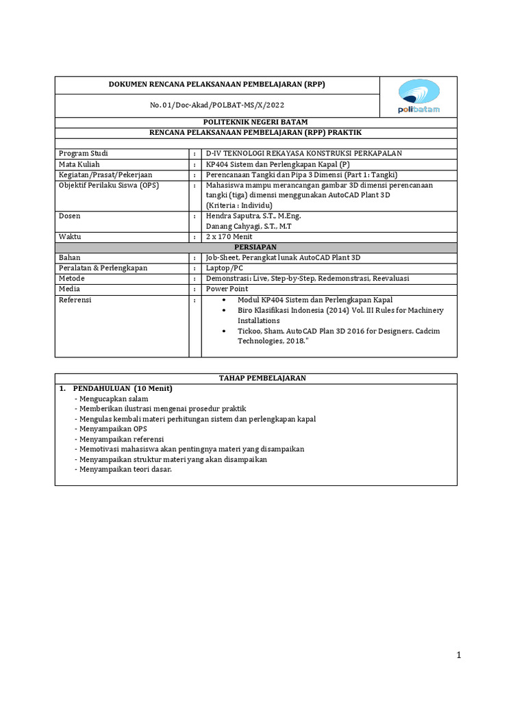RPP KP404 - Tank & Routing Pipe | PDF