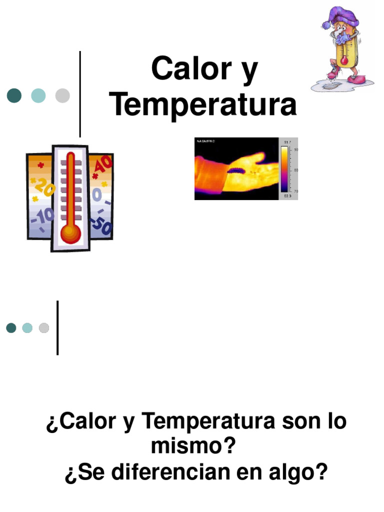Diferencias entre Calor y Temperatura | PDF | Calor | Temperatura