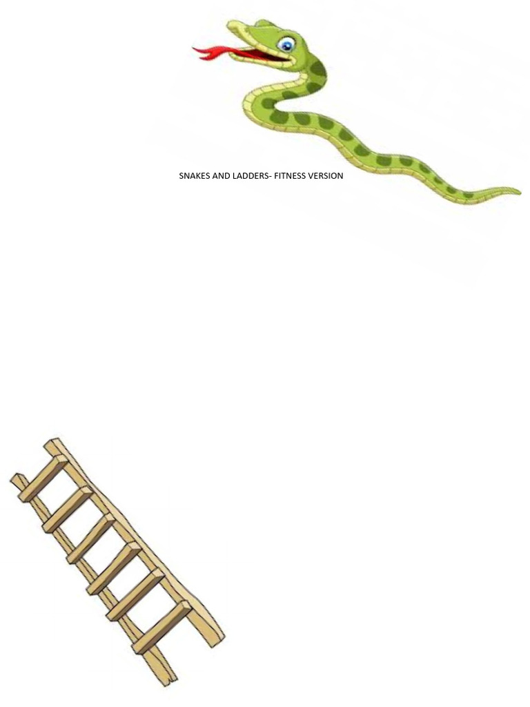 Snakes and Ladders Fitness Game | PDF