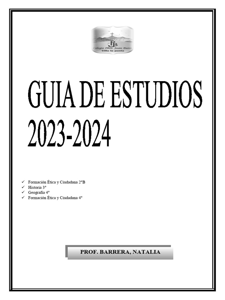 Guias de Estudios 20222034 | PDF | Historia
