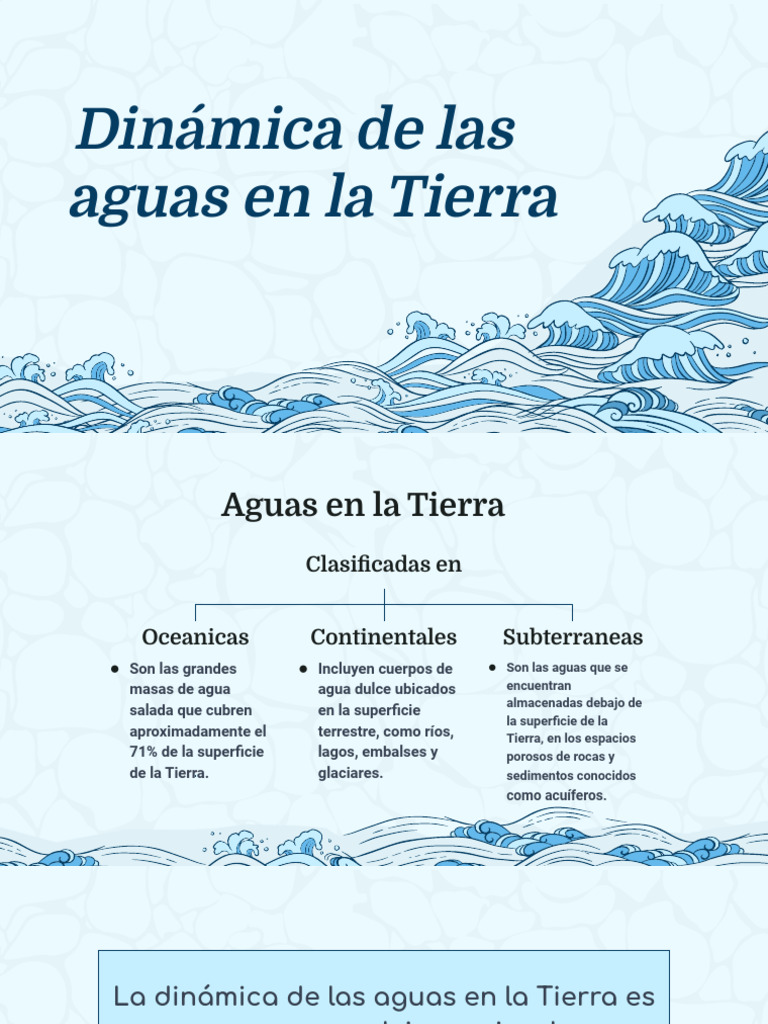 Dinámica del Agua en la Tierra | PDF | Ciencia y matemáticas