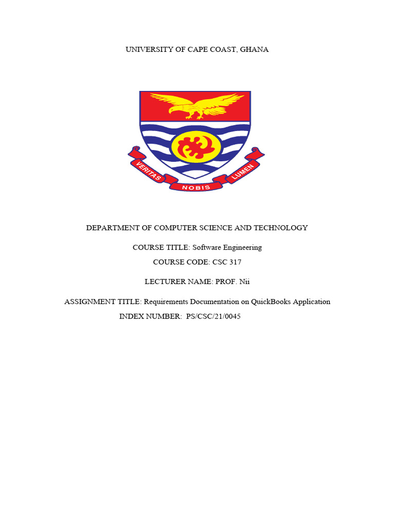 University of Cape Coast | PDF | Quick Books | Payroll