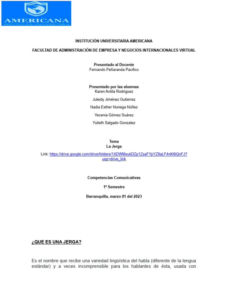 La Jerga | PDF | Marketing