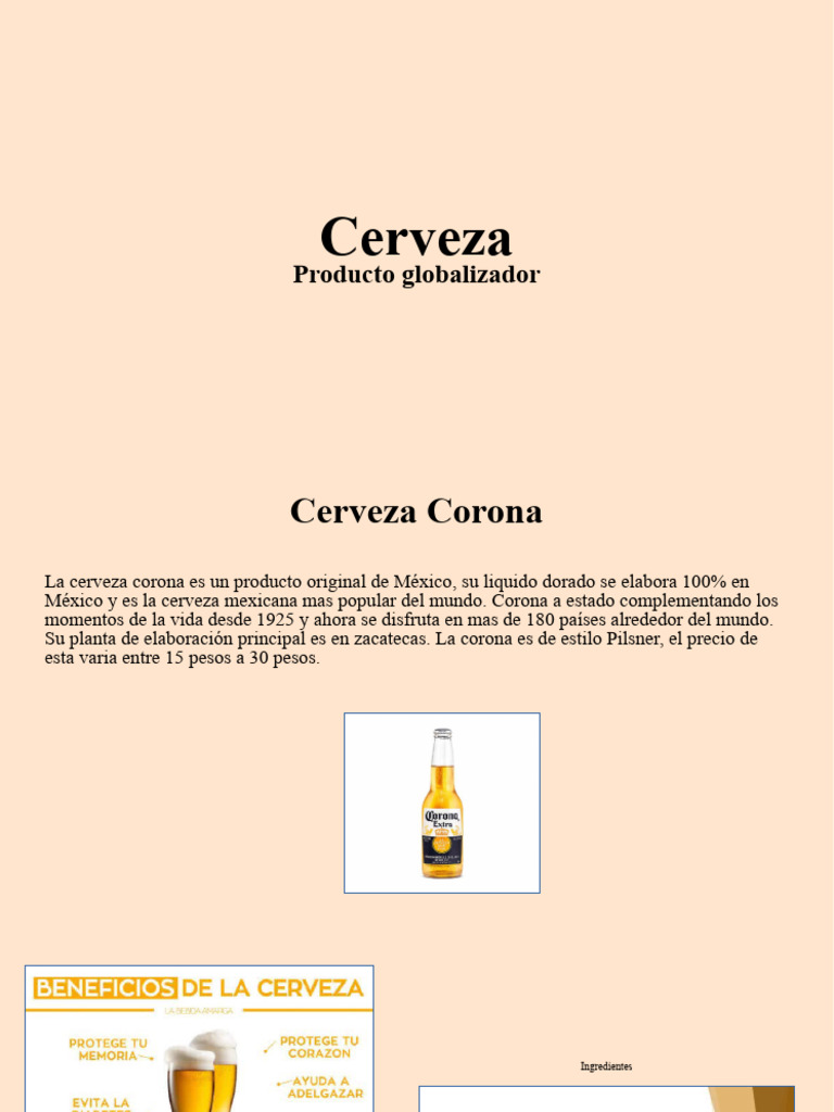 Cerveza | PDF