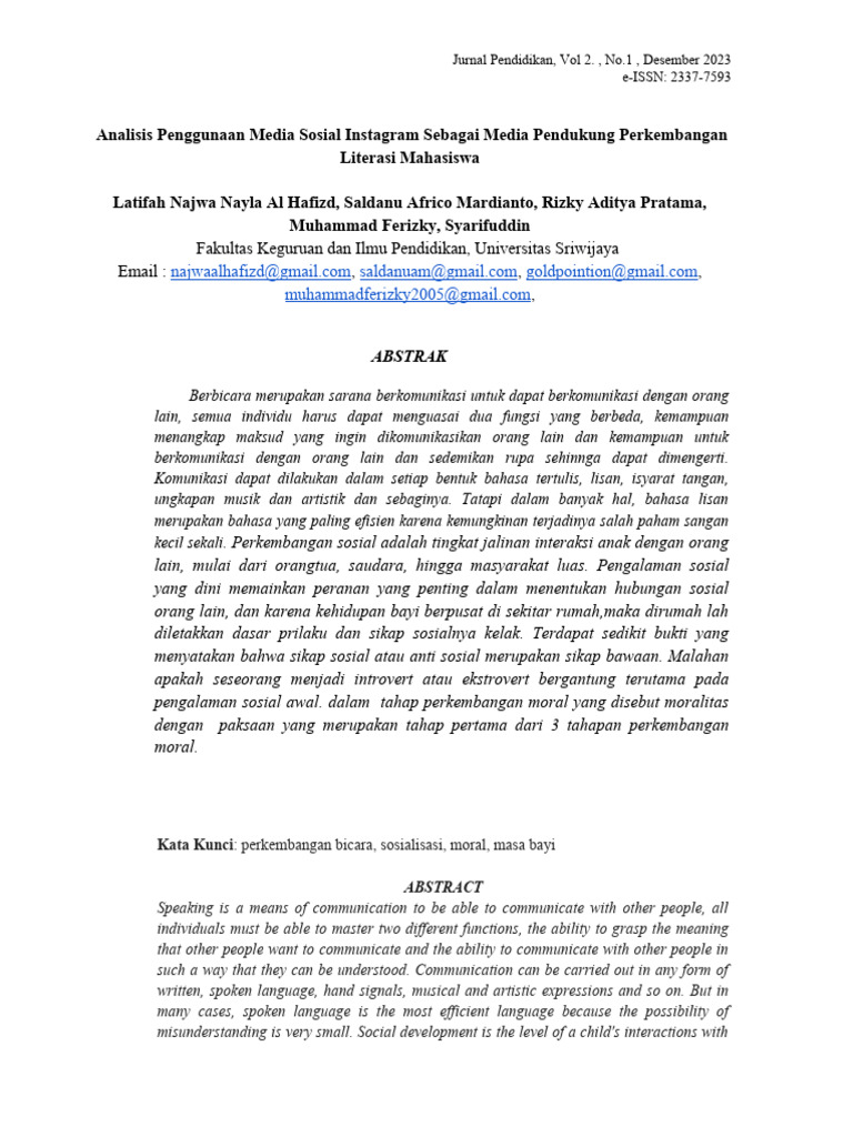 Artikel UAS Penulisan Karya Ilmiah | PDF Artikel UAS Penulisan Karya Ilmiah | PDF