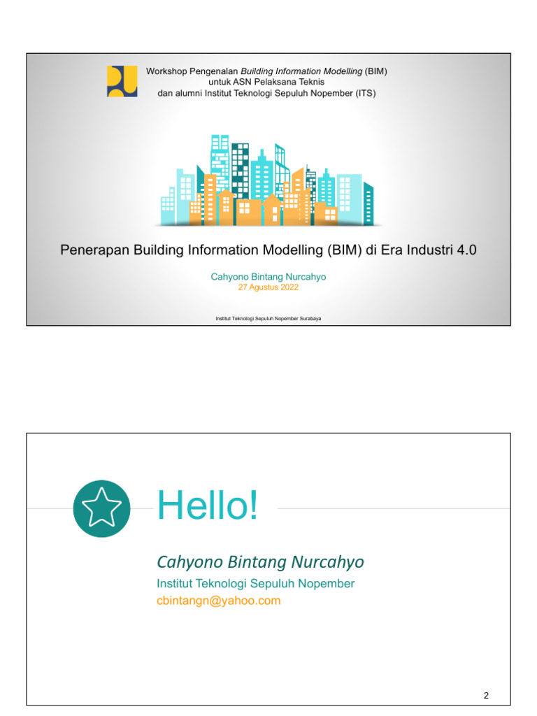 Cbn 01 Penerapan Bim Di Era Industri 4 0 Pdf